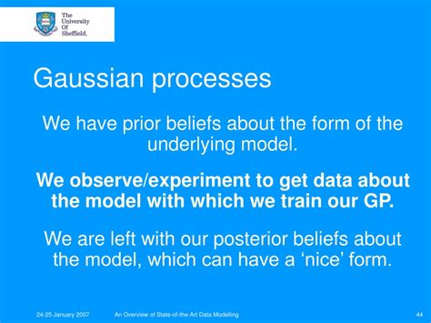 Ppt Bayesian Methods And Gaussian Processes In Data Modeling