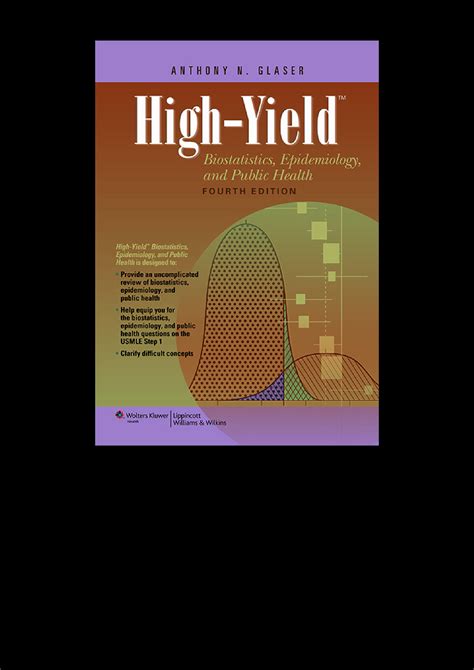 Solution High Yield Biostatistics Epidemiology Public Health 4ed [shared By Ussama Maqbool