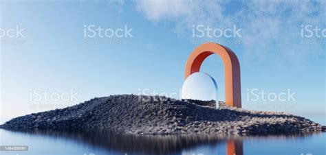 3d 렌더링 초현실적 인 녹색 얽히고 설킨 표면 초원 산 풍경 배경 추상적 인 환상적인 모래 언덕 파노라마 미래의 아름다움 초원복사 공간 푸른 하늘과 흐림 3차원 형태에