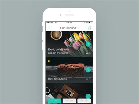 Ux And Ui Design For Native Ios Application Ios Application Ios Design Ui Design