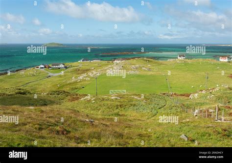 Eriskay Football Pitch Eriskay Island Outer Hebrides Scotland Uk
