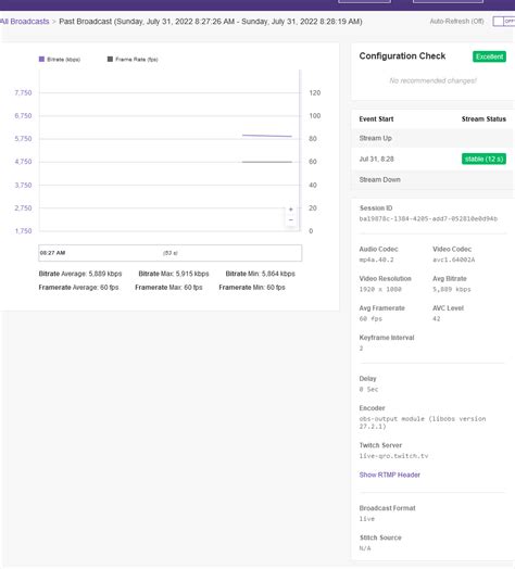gstreamer encoder not applying saved bitrate while streaming · issue