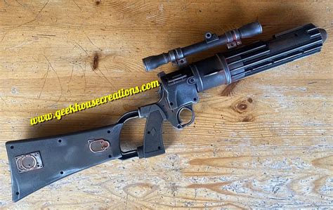 Boba Fett Blaster Star Wars Mandalorian Prop Geek House Creations