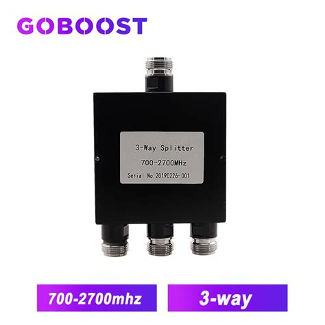 700mhz ~ 2700mhz N 여성 3 방향 전력 분배기 신호 중계기 3 가지 방법 분배기 연결 용 3g 4g 인터넷 모바일