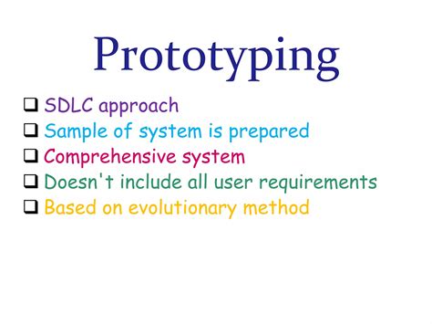 Class Prototype Ppt