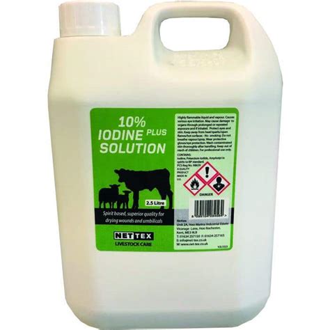 Wynnstay Country Stores Nettex 10 Iodine Solution 25 Litre