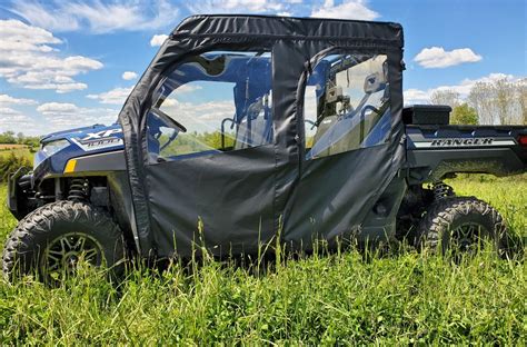 Polaris Ranger Crew 570 Mid Size 4 Passenger Soft Doors 3 Star Utv