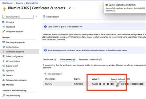 Integrating With Microsoft 365 Government Cloud Blumira Support