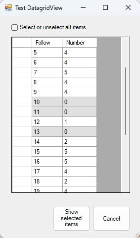 Powershell Datagridview Avoid Selection Of Rows Based On A Value In Cell Stack Overflow
