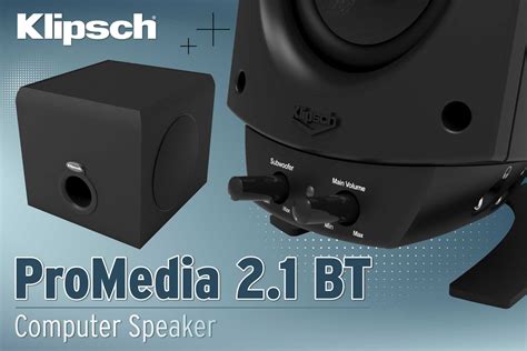 ลำโพงคอมพิวเตอร์ Klipsch Promedia 2 1 Bt Computer Speaker เครื่องเสียง Sound Republic
