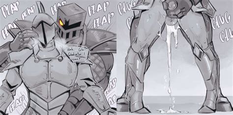 Rule 34 Armor Armored Sex Big Dom Small Sub Boner Cum Cum Drip Cum Dripping From Ass Cum In