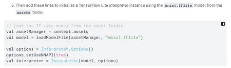 In The Codelab Build A Handwritten Digit Classifier App With Tensorflow Lite At Step Number