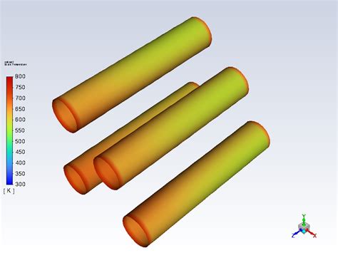 Ansys Workbench 流、固、热双向实时耦合仿真案例：热交换器仿真示例 仿真秀图纸模型