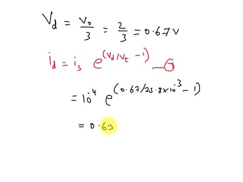 2 exponential model of a diode consider the circuit shown below all