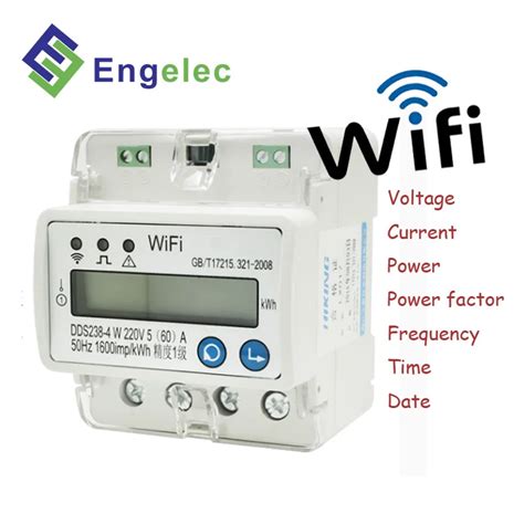 wifi meter dds238 4 w smart single phase energy meter