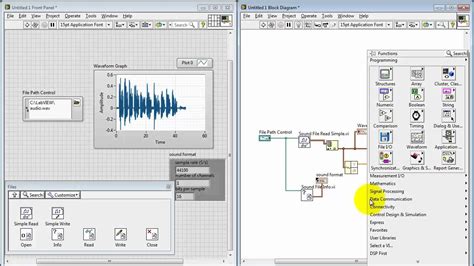 NI LabVIEW Work With Wav Audio Files YouTube