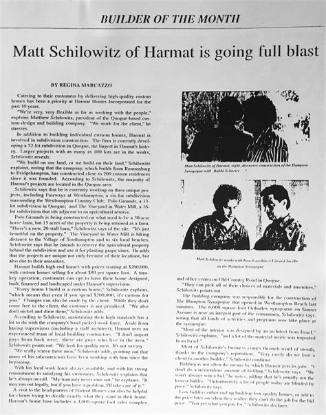 The Hamptons Matthew C Schilowitz