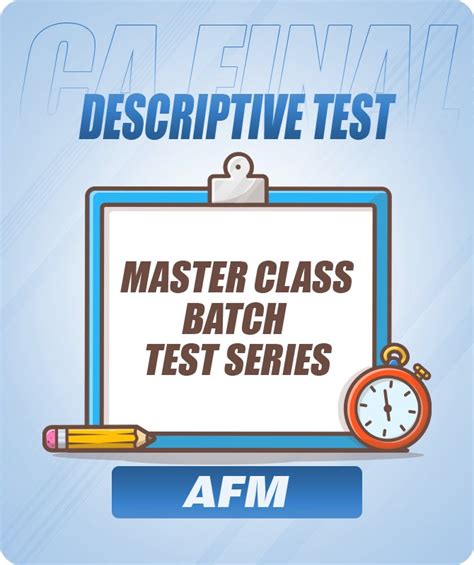 Ca Final Afm Master Class Batch Test Series