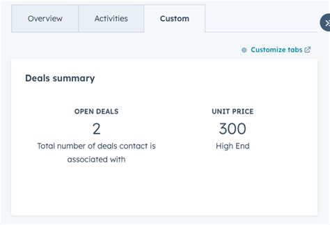 Deals Summary Tutorial HubSpot