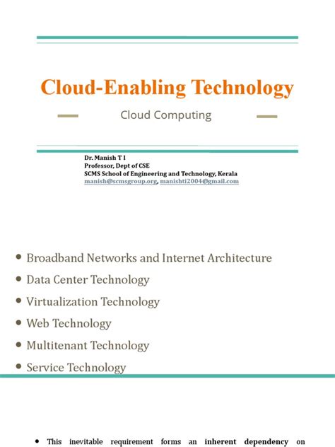 Cloud Enabling Technology Pdf Computer Network Internet Protocol Suite