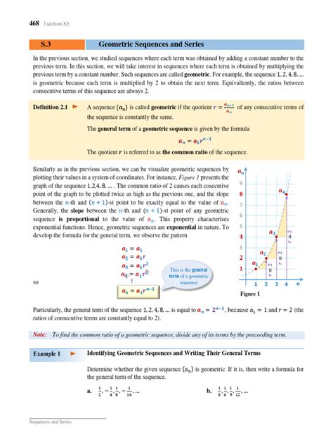 Geometric Sequences Explained Pdf Equations Mean