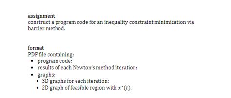 Assignment Construct A Program Code For An Inequality