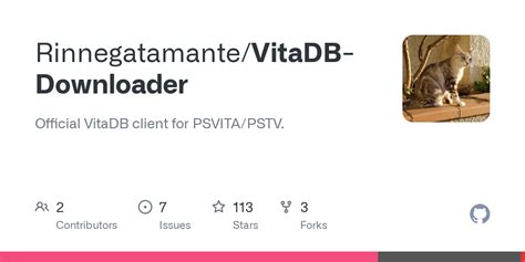 GitHub Rinnegatamante VitaDB Downloader Official VitaDB Client For PSVITA PSTV
