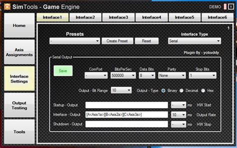Simtools Presets Smc3 Arduino 3dof
