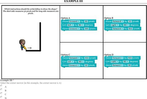 Computational Thinking Test Example Question Download Scientific Diagram