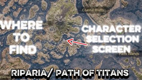 Where To Find Riparia Selection Screen In Path Of Titans Youtube
