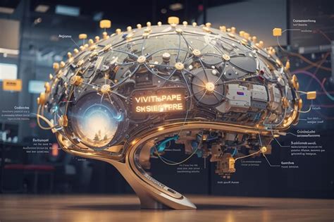 Premium Ai Image Futuristic Classroom Mind Maps Visualizing Complex