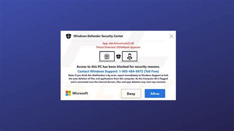How To Remove Windows Defender Security Warning Scam