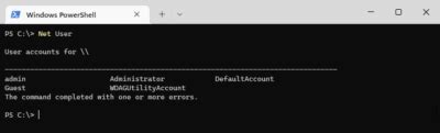 How To Use Net User Command To Manage User Accounts