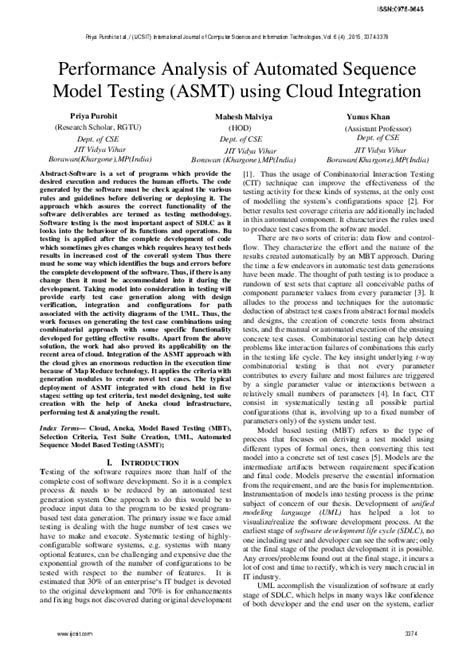 Pdf Performance Analysis Of Automated Sequence Model Testing Asmt