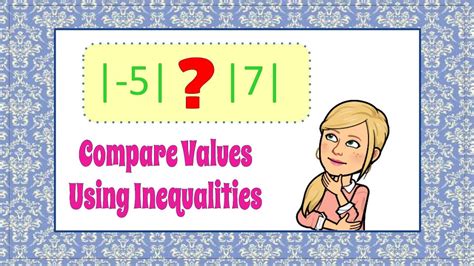 Comparing Absolute Values Using Inequalities 6nsc7 💜💙 Youtube