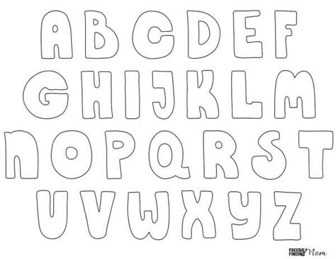 FREE Printable Bubble Letters