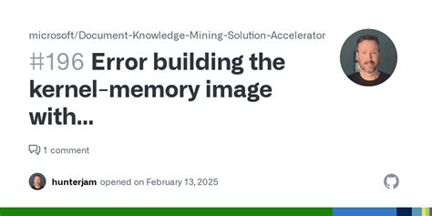 Error Building The Kernel Memory Image With Resourcedeploymentps1