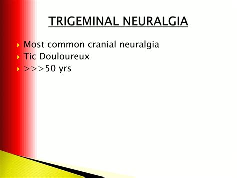 Trigeminal Neuralgia Pptx