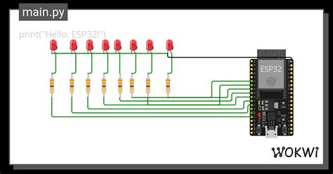 Secuencia De 3 Leds Wokwi Esp32 Stm32 Arduino Simulator