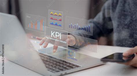 Women Use Laptops To Analyze Key Performance Indicators KPI With Various Graphs And Charts