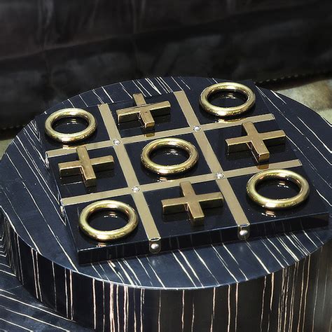 Home Gold Tic Tac Toe Game