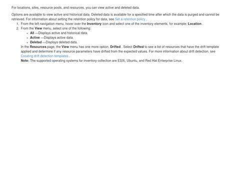 View Inventory Data Dell Telecom Infrastructure Automation Suite 2 1
