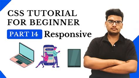 css responsive media query css tutorial for beginners part 14 css