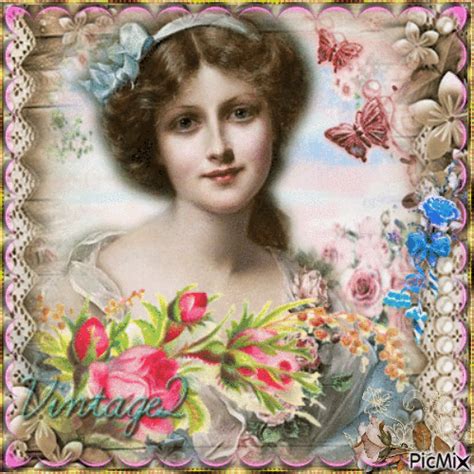 Femme Vintage Free Animated  Picmix