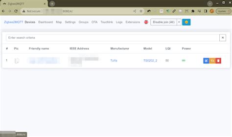 使用docker版本的zigbee2mqtt控制zigbee裝置 Connect Zigbee Devices With