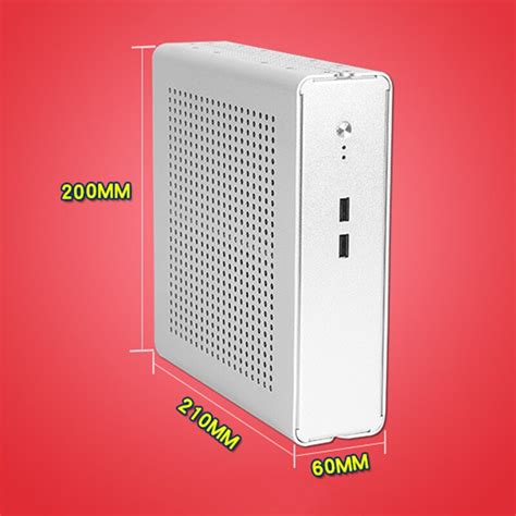 Pc Gaming Case Itx Mini Small Case All Aluminum Su Grandado