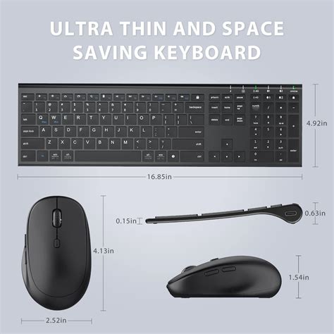 IClever DK Bluetooth Keyboard And Mouse Combo For India Ubuy