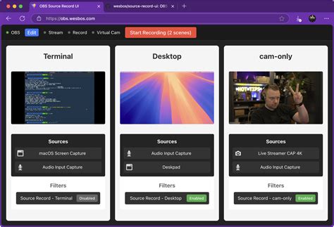 obs source record ui