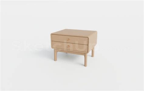 16864 Free Sketchup Bed Side Table Model Download