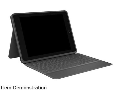Logitech Graphite Rugged Folio Ipad Keyboard Case 920 009314 Newegg Ca